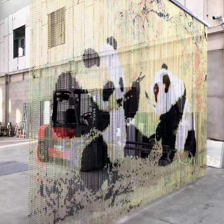 Decorative Chain Link Curtain Screens With a Smart Pattern – Hebei ...